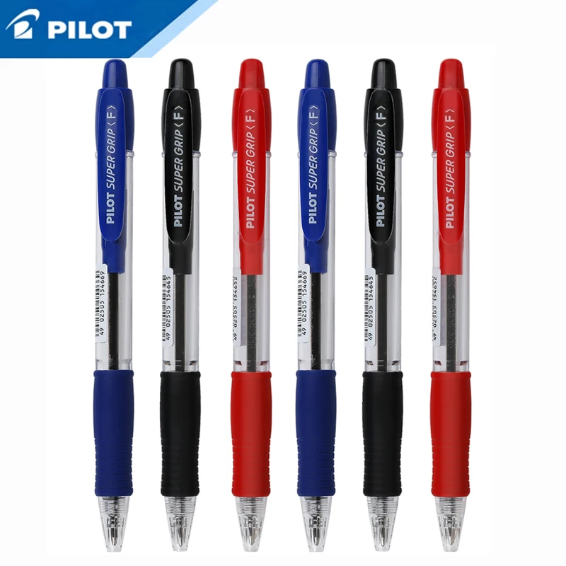 6 Pcs/Lot JAPAN PILOT BPGP 10R F Wholesale Ball Pen 0.7MM Super Click ...