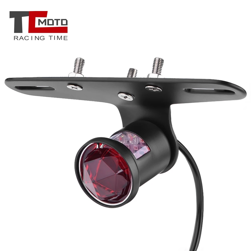Motorcycle-Retro-Taillight-Tail-Brake-Light-License-Plate-Light-for ...