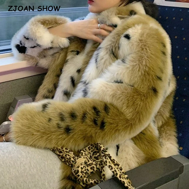 Snow Leopard Fur Coat