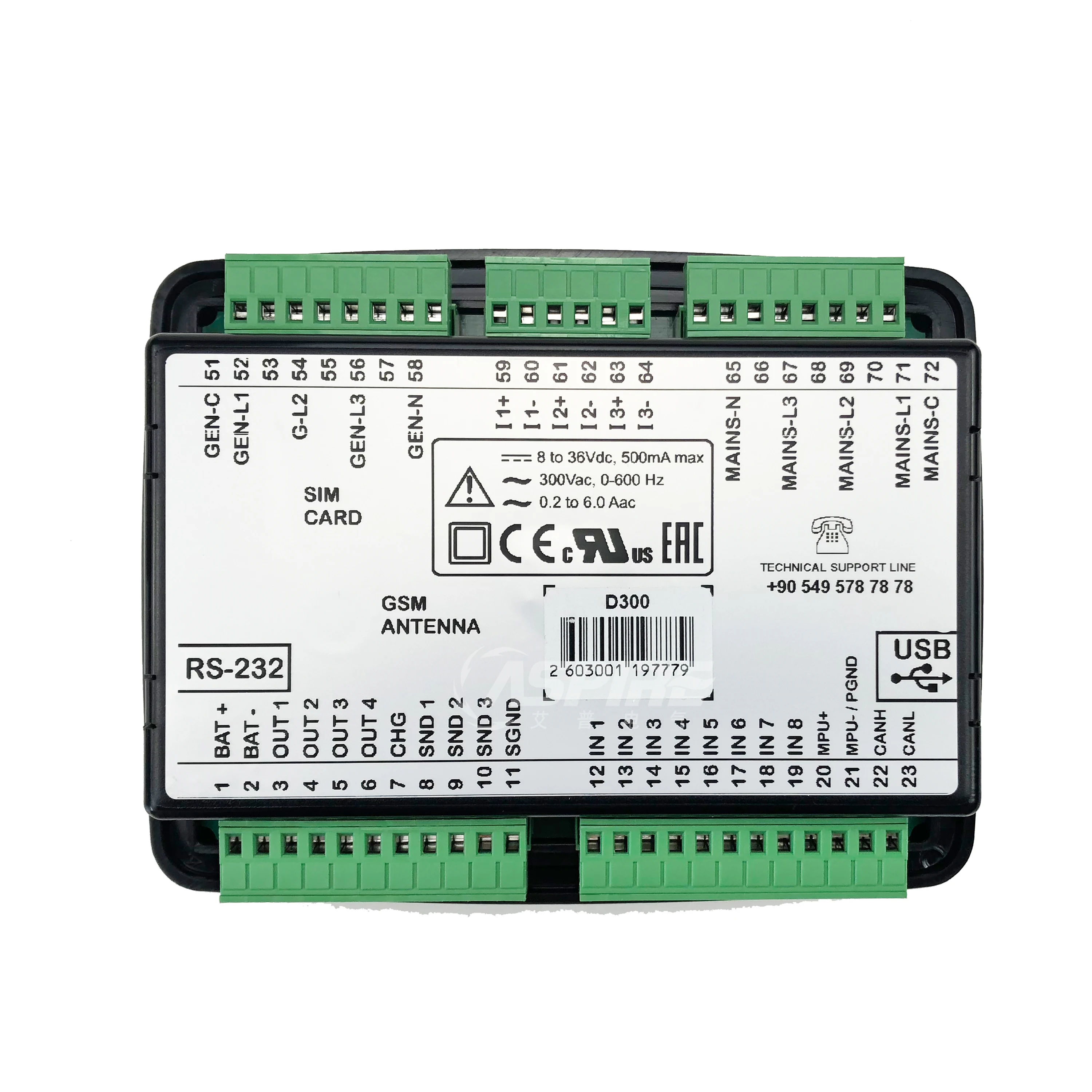 D500 Mk2 Diesel Generator Set Controller Original Datakom, 59% OFF