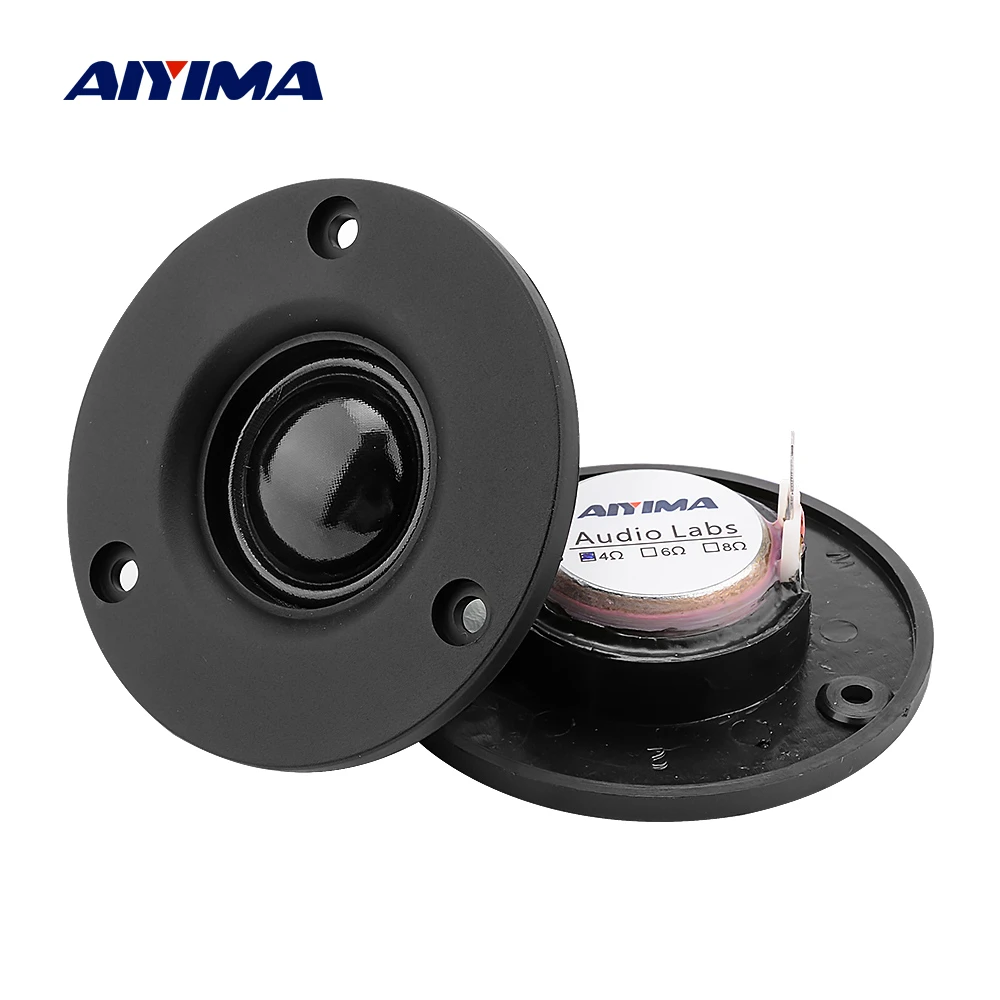 Aiyima 2pcs 3 Inch Tweeter Sound Music Speaker 25 Core Silk Membrane 4 6 Ohm 20w Treble Hifi ...