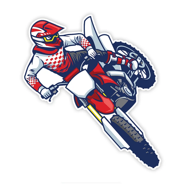 Funny Motocross Stickers