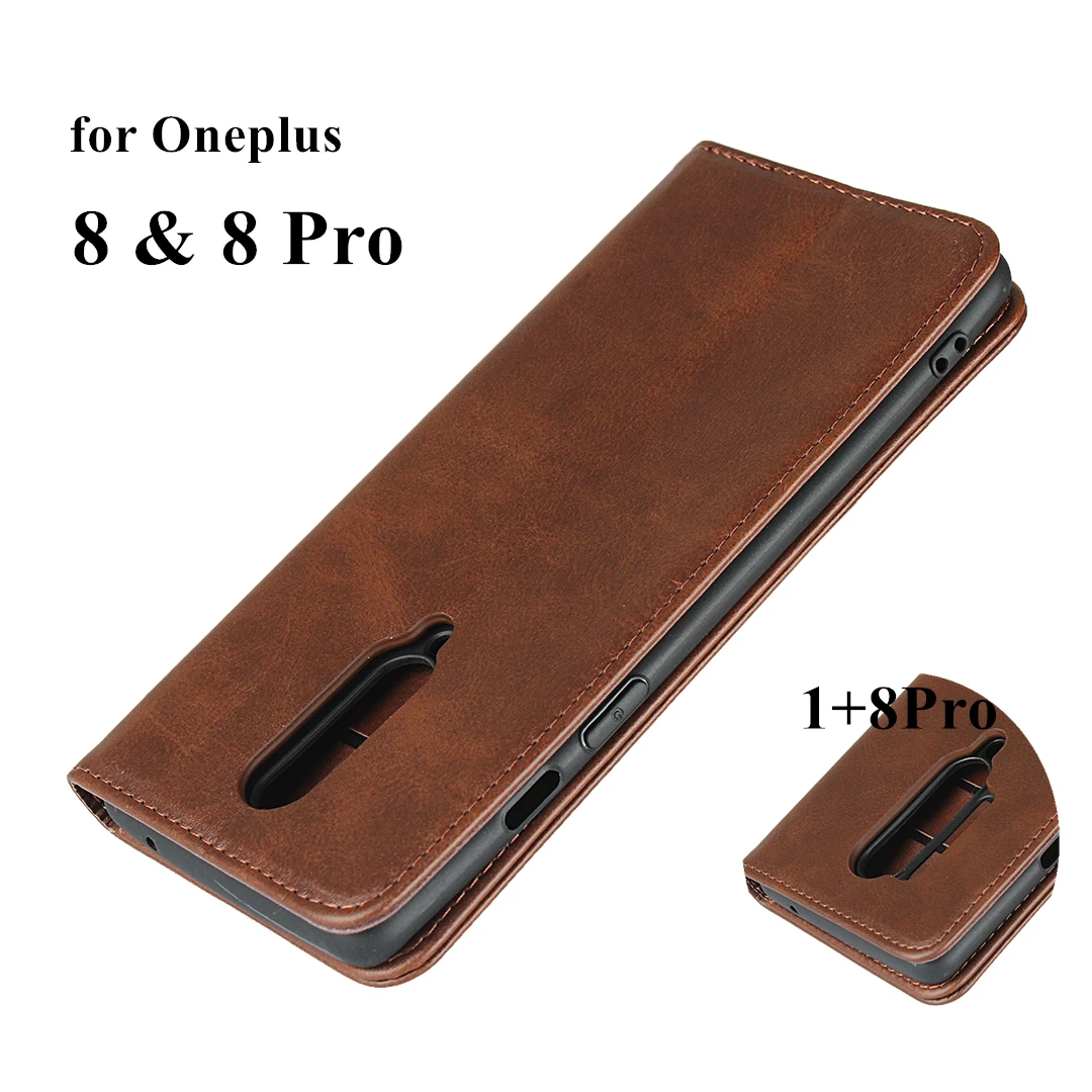 Oneplus 7 Pro Leather Case Magnetic Flip - Leather Case 8 Pro 1 One ...