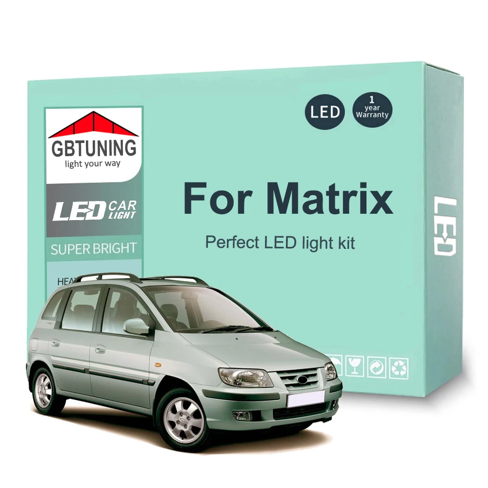 8pcs Led Interior Light Bulb Kit For Hyundai Matrix Lavita 2001-2007 ...