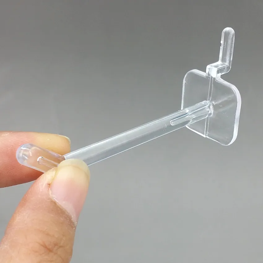 Clear Plastic Supermarket Peg Slot Board Storage Shelf Rack Display ...