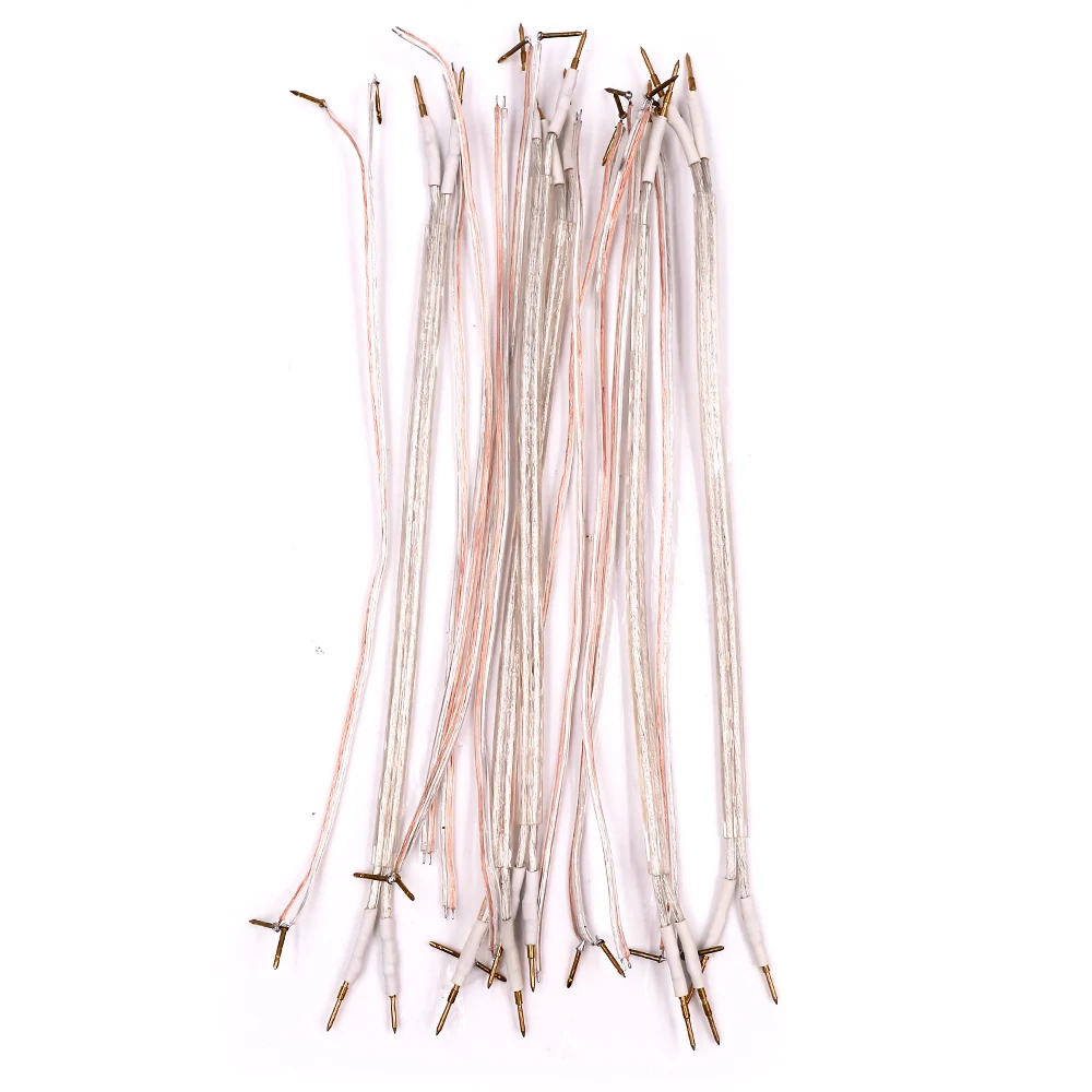 Cable-de-soldadura-de-luz-de-ne-n-LED-conector-medio-de-cable-dorado-y ...