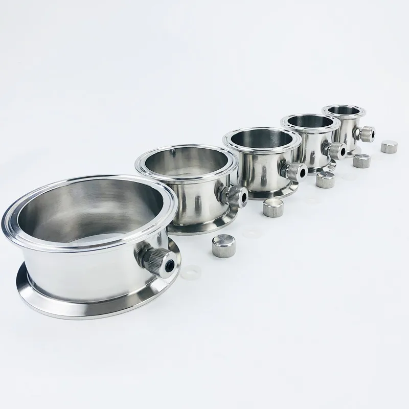 Free Shipping 1.5"---4" Tri-clamp Pipe With Thermowell Nipple , Tri ...