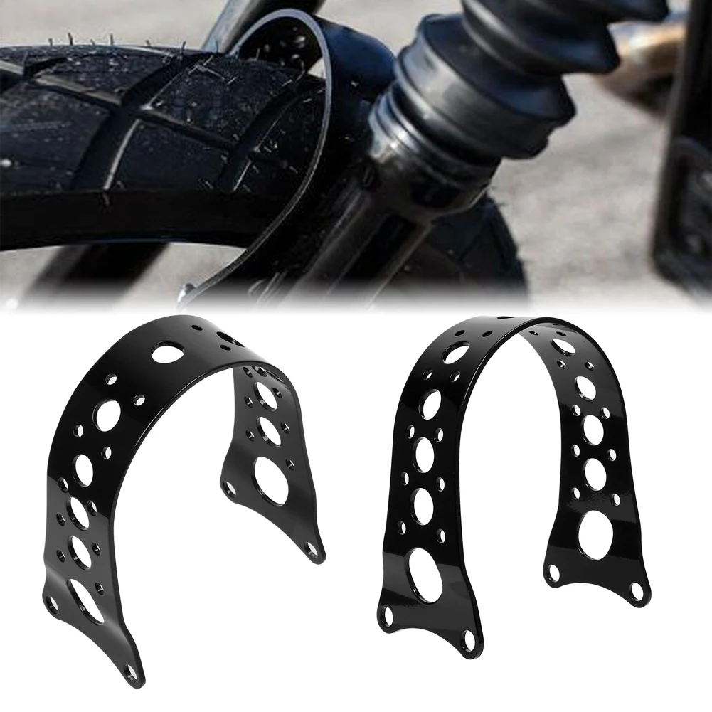 Front Fender Harley Fxr | Brace Fork Sportster | Motorcycle Light ...