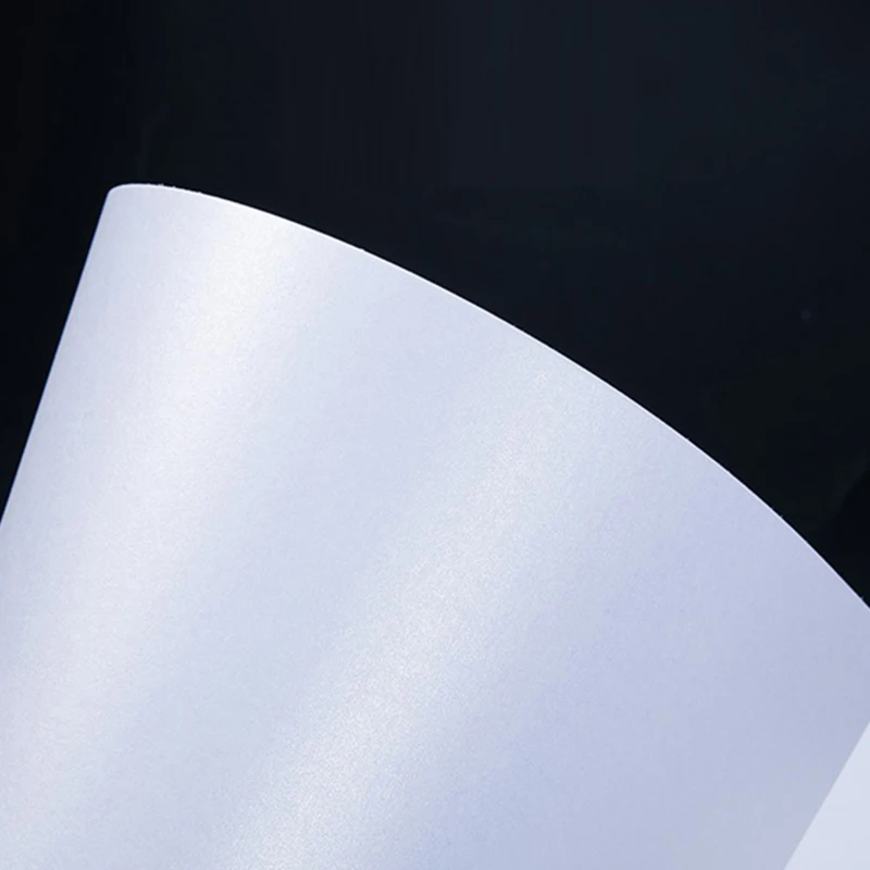 50sheets A4 120gsm/160gsm Ice White Pearl Paper For Making Postcard ...