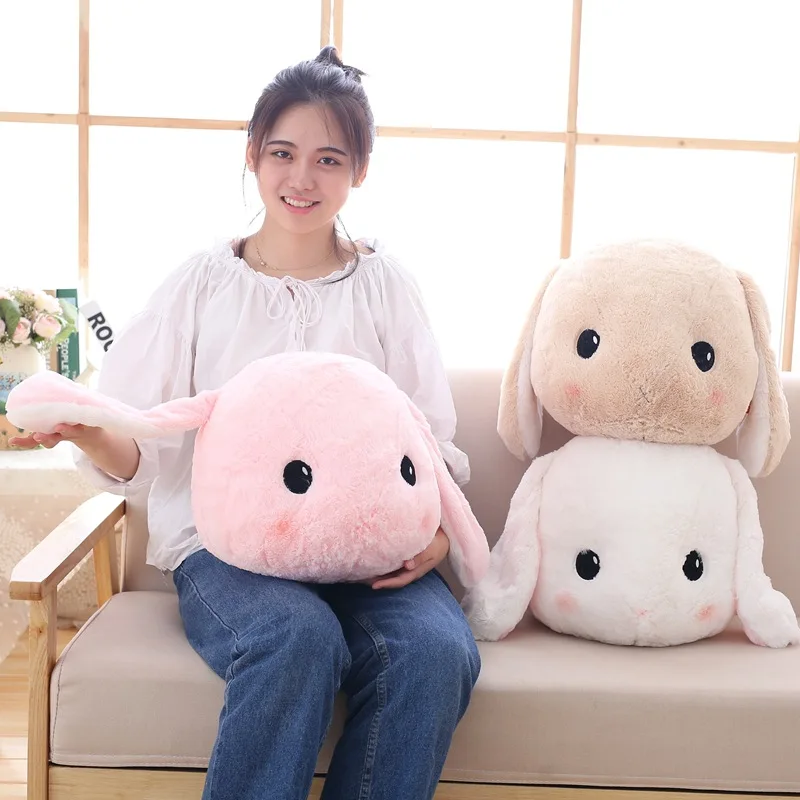 40cm Head type big long ears rabbit plush animals toys Comfort baby ...