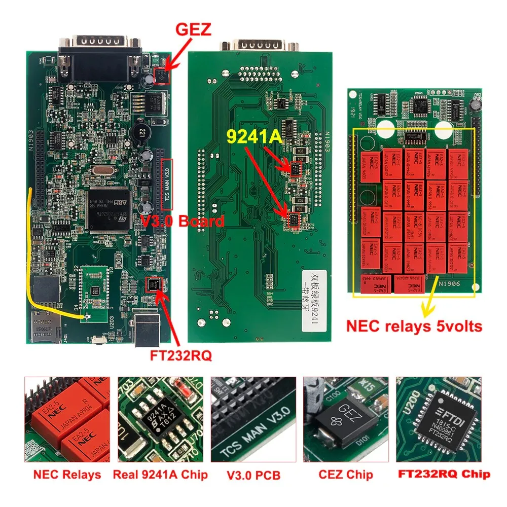 New 2020.23 With Keygen Multidiag PRO TCS VCI Bluetooth Double PCB V3.0 ...