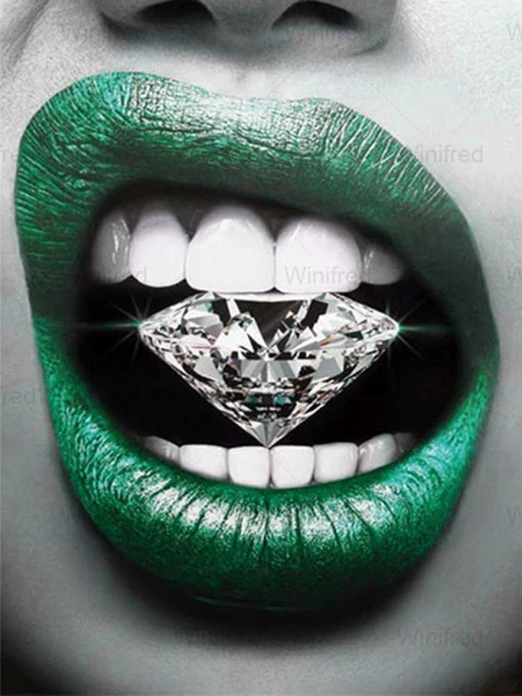 Lips With Diamonds