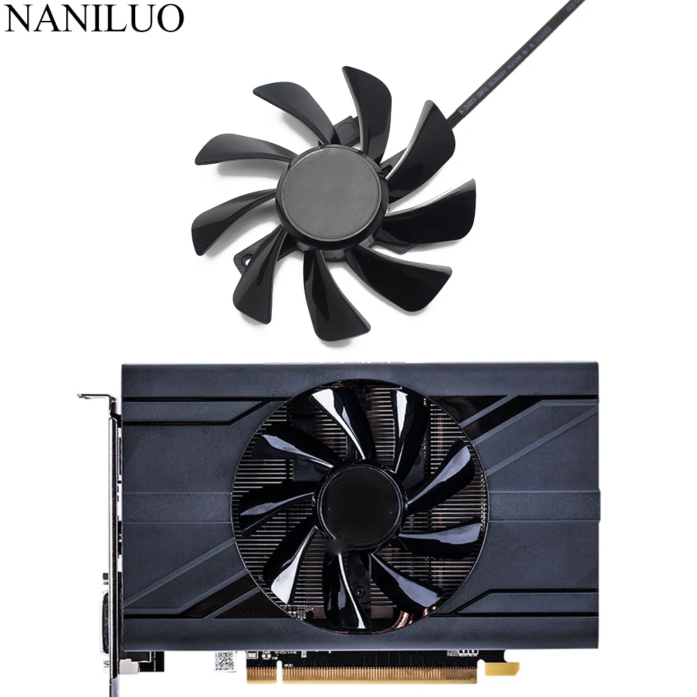 T129215su Rx 570 470d Gpu Cooler Video Card Fan For Radeon Sapphire ...