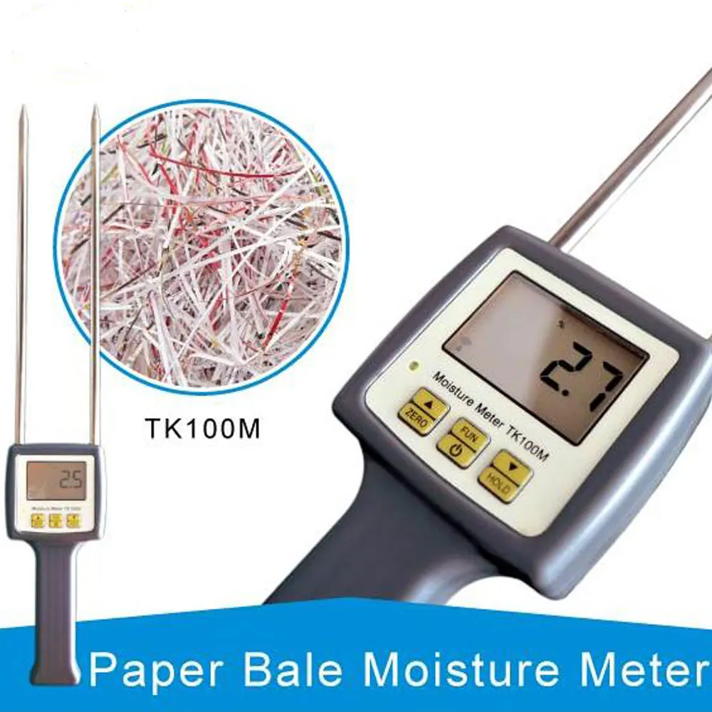 Waste Paper moisture meter TK100M used for measuring moisture content ...