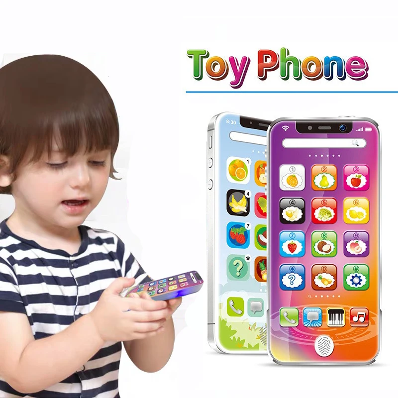 Children Baby Phone Kids Smart Screen Mobile Phone Toy Multi-function ...