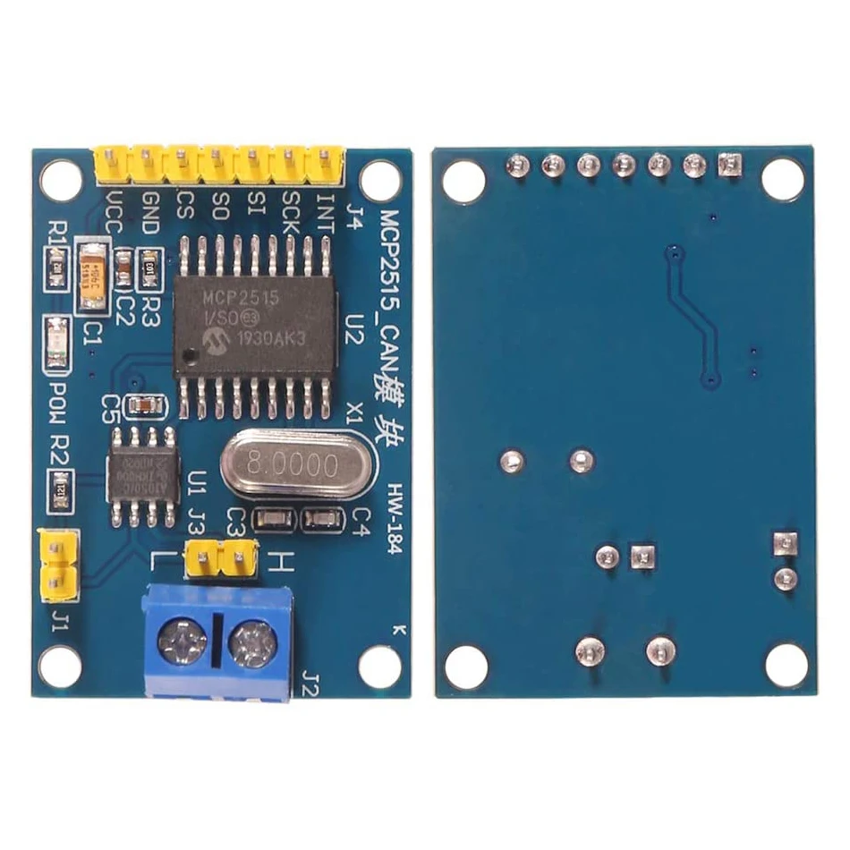 Módulo MCP2515 CAN Bus TJA1050, receptor SPI, Compatible con Arduino AVR 51 MCU, placa de ...
