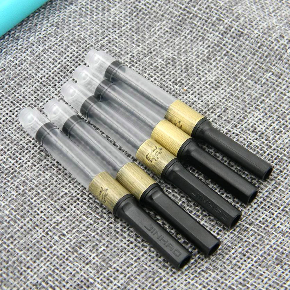 5Pcs JINHAO Plastic Pump Cartridges Fountain Pen Converter Stationery ...