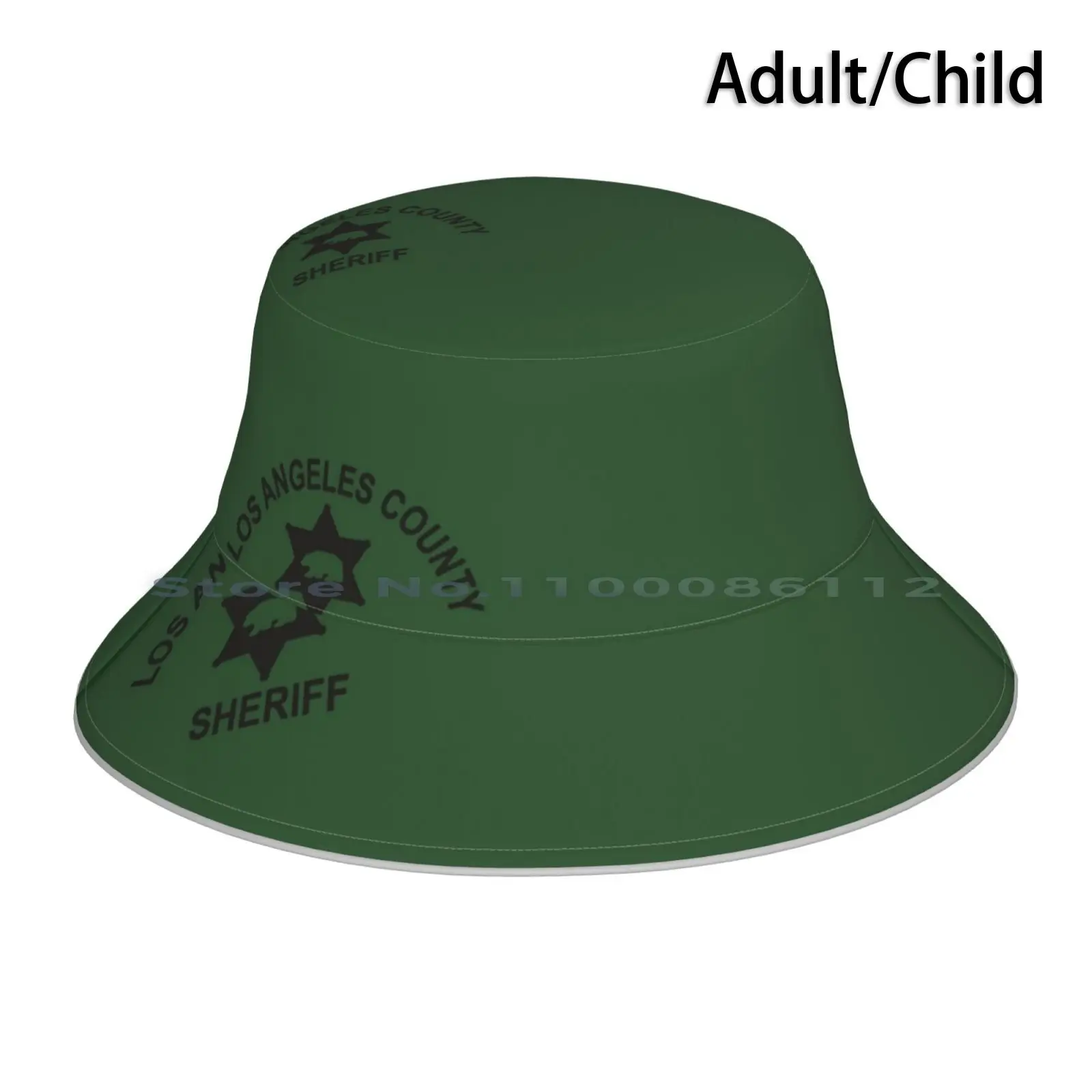 Lasd-Patch-Mask-Dark-Green-Bucket-Hat-Sun-Cap-Sheriff-Deputy-Los ...