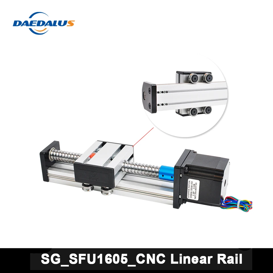CNC SFU1605 Linear Guide Rail Stage A Linear Guide Rails Linear ...