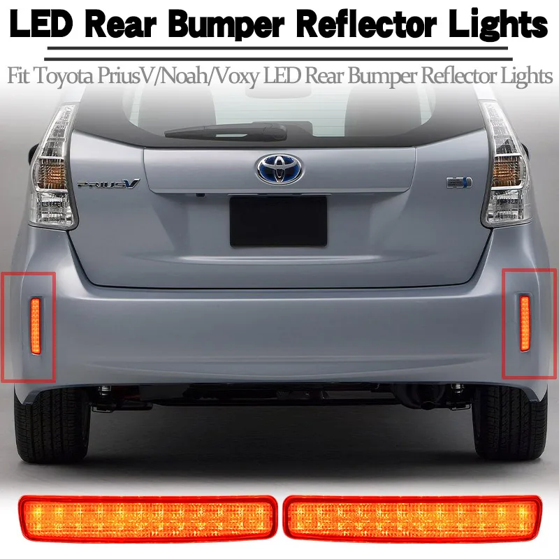 LED-Rear-Bumper-Reflector-for-Toyota-Spade-Esquire-NOAH-VOXY-80-Prius ...