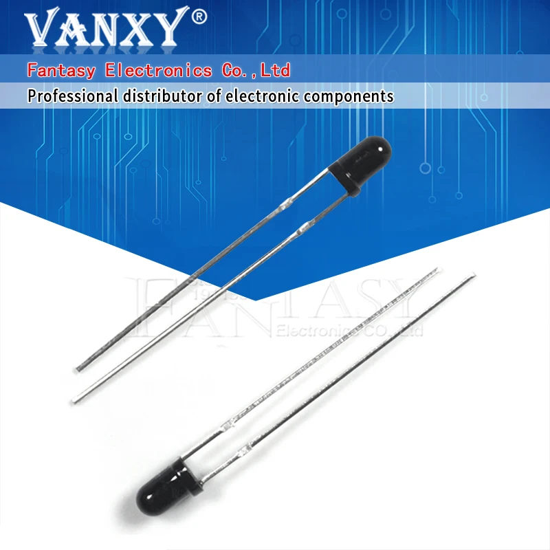 100pcs LED 3mm 940nm IR Receiving Diode Round Tube Light - AliExpress 502