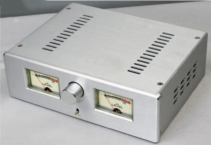 2608-Power-Amplifier-Chassis-Double-VU-Meter-All-Aluminum-Alloy ...