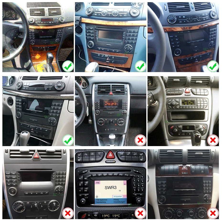 DSP ips 4G Android 9,0 автомобильный dvd-плеер с двумя цифровыми входами для Mercedes Benz e ...