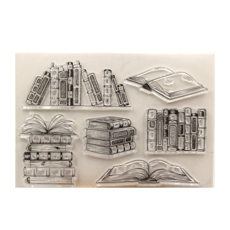 KLJUYP-Books-Transparent-clear-stamp-for-DIY-Scrapbooking-Card-Making ...