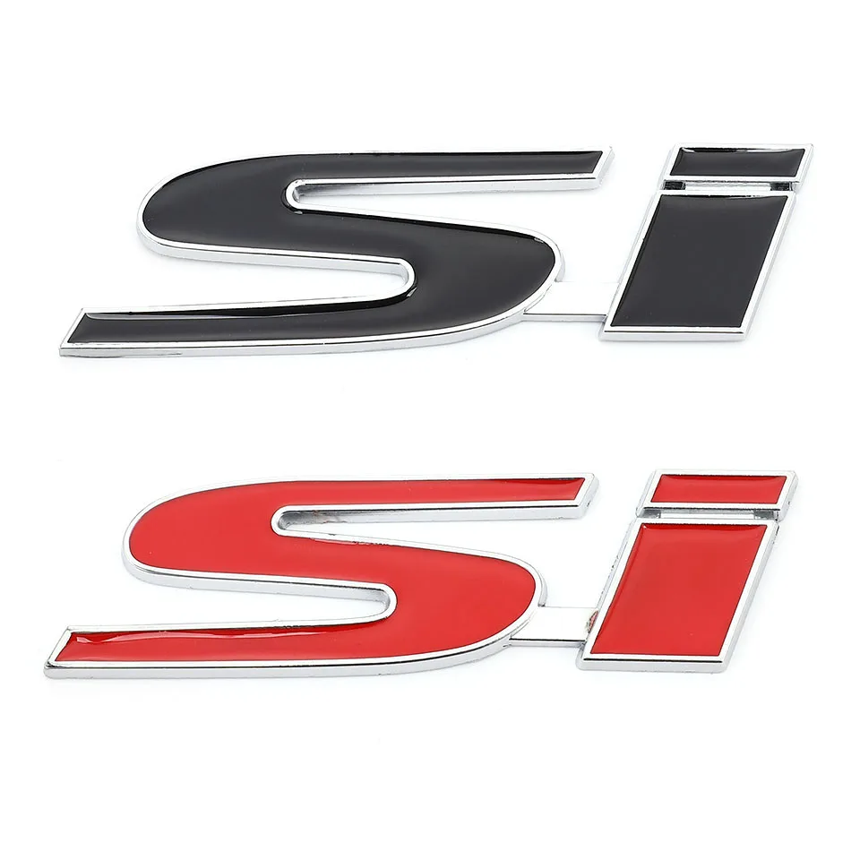 Car-Sticker-SI-Logo-Auto-Emblem-Badge-3D-Metal-Trunk-Car-Decals-for ...