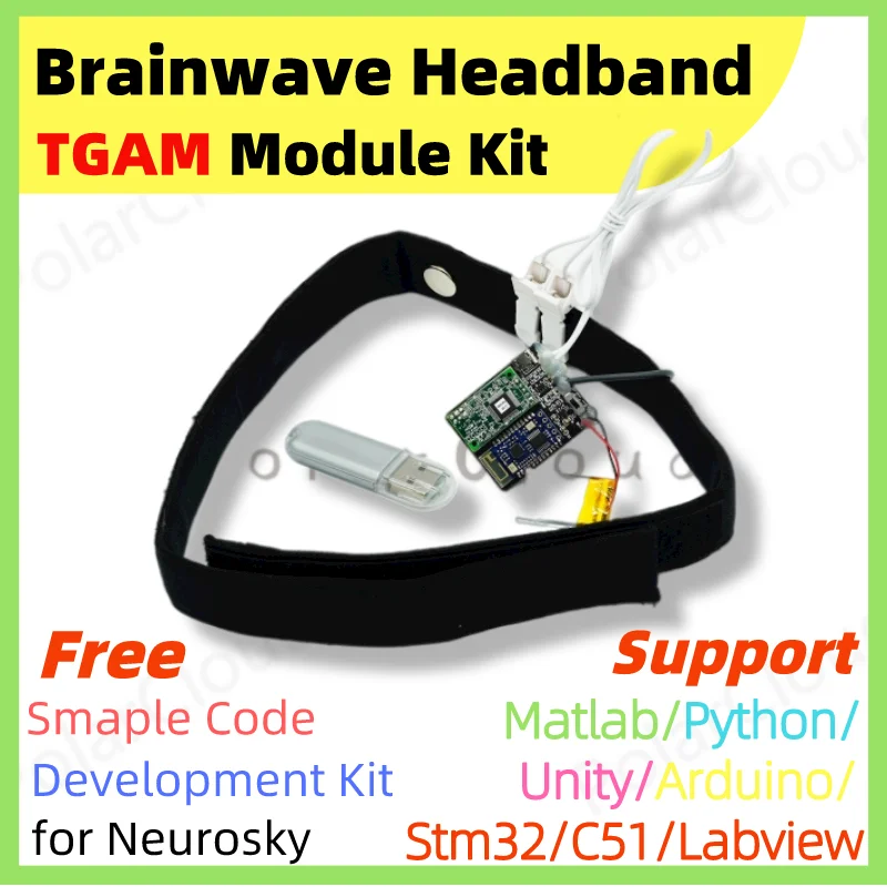 TGAM 모듈 개발 키트 브레인 웨이브 스마트 헤드 밴드 EEG 센서 출력 Mindwave 데이터 지원 Arduino Python Matlab Unity|Home ...