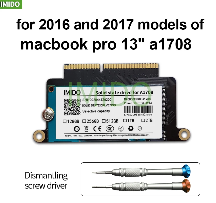 New A1708 Laptop Ssd 256gb 512gb For Macbook Pro Retina 13.3" 2016 And ...