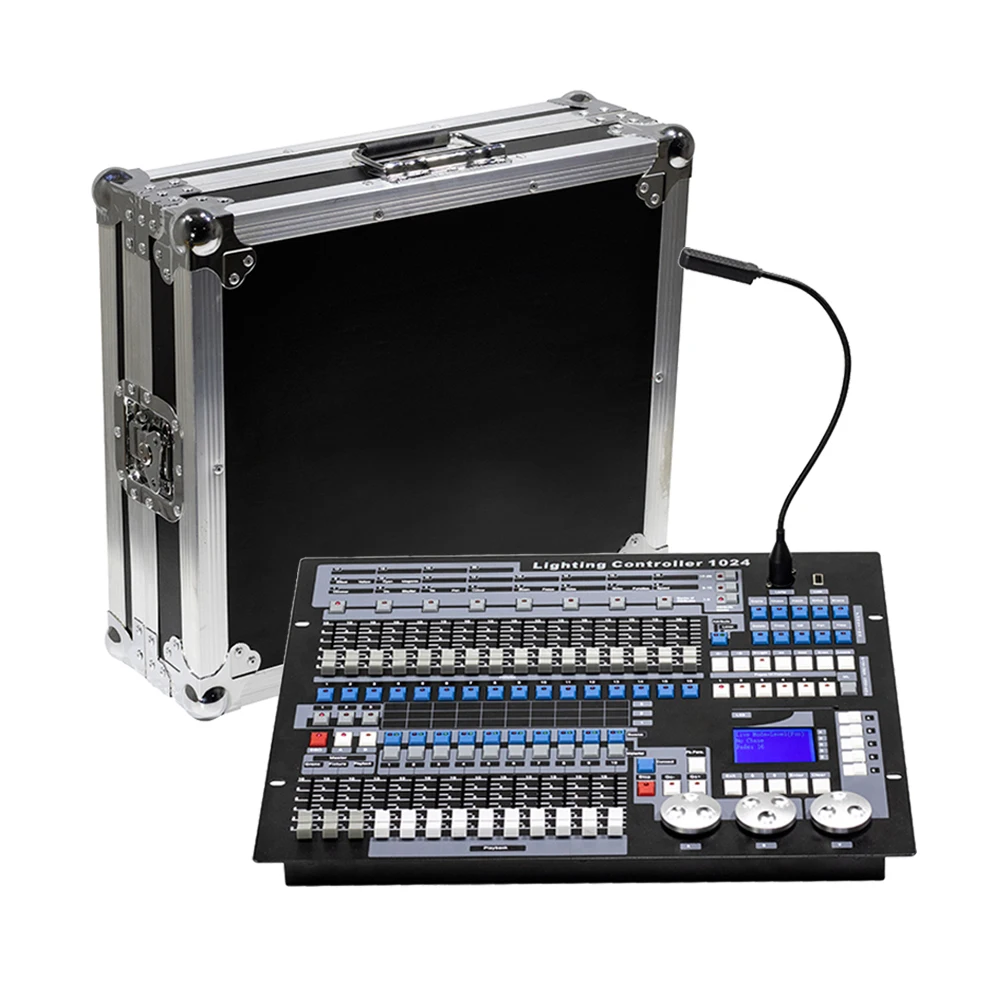 Consola de control DMX para iluminación de escenario, equipo controlador de luces para Dj, 512 y ...