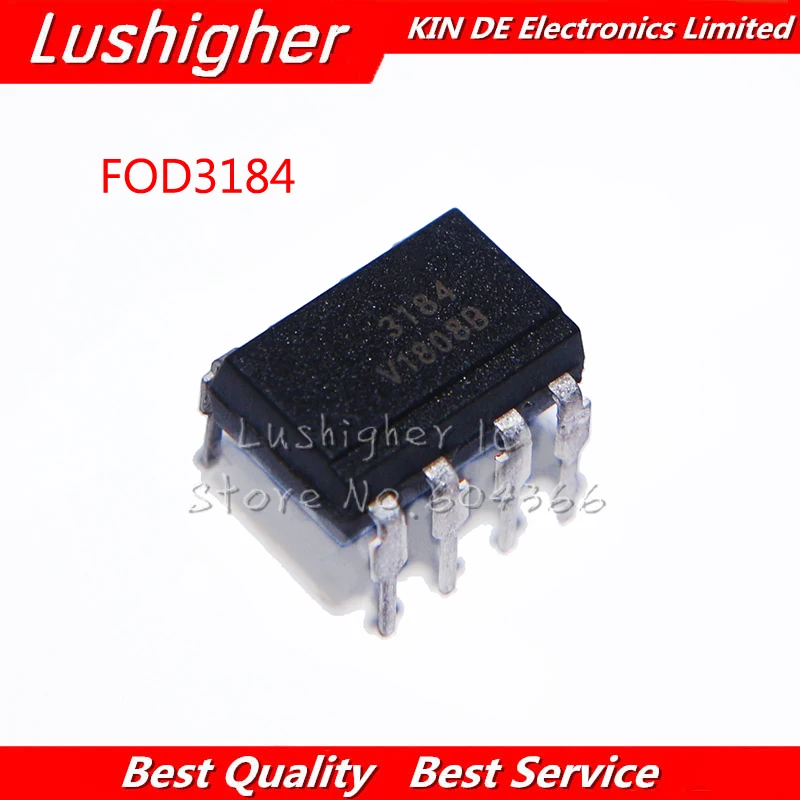 5pcs FOD3184 DIP8 3184 FOD3184SV DIP|Circuitos integrados| - AliExpress