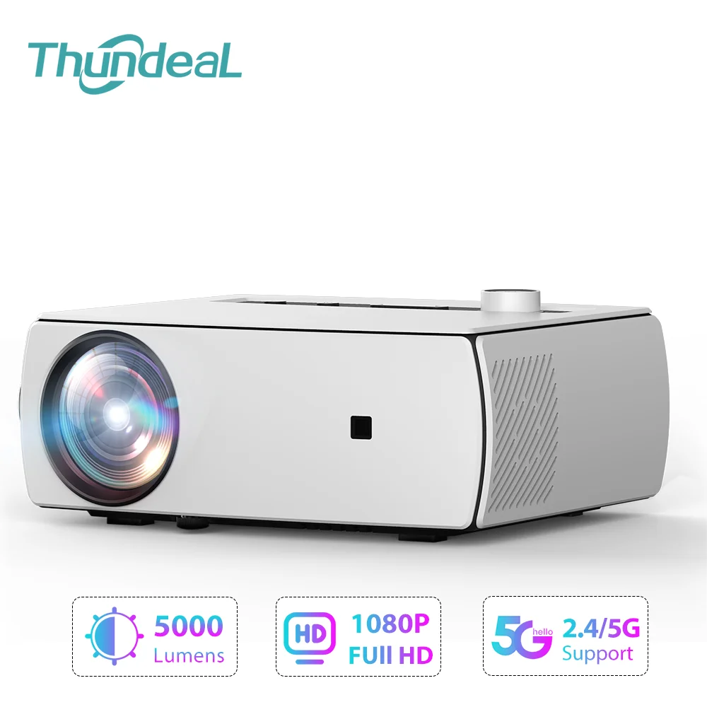 Thundeal Yg430 Mini Projector 5000lumen Full Hd 1080p Video Smart Phone ...