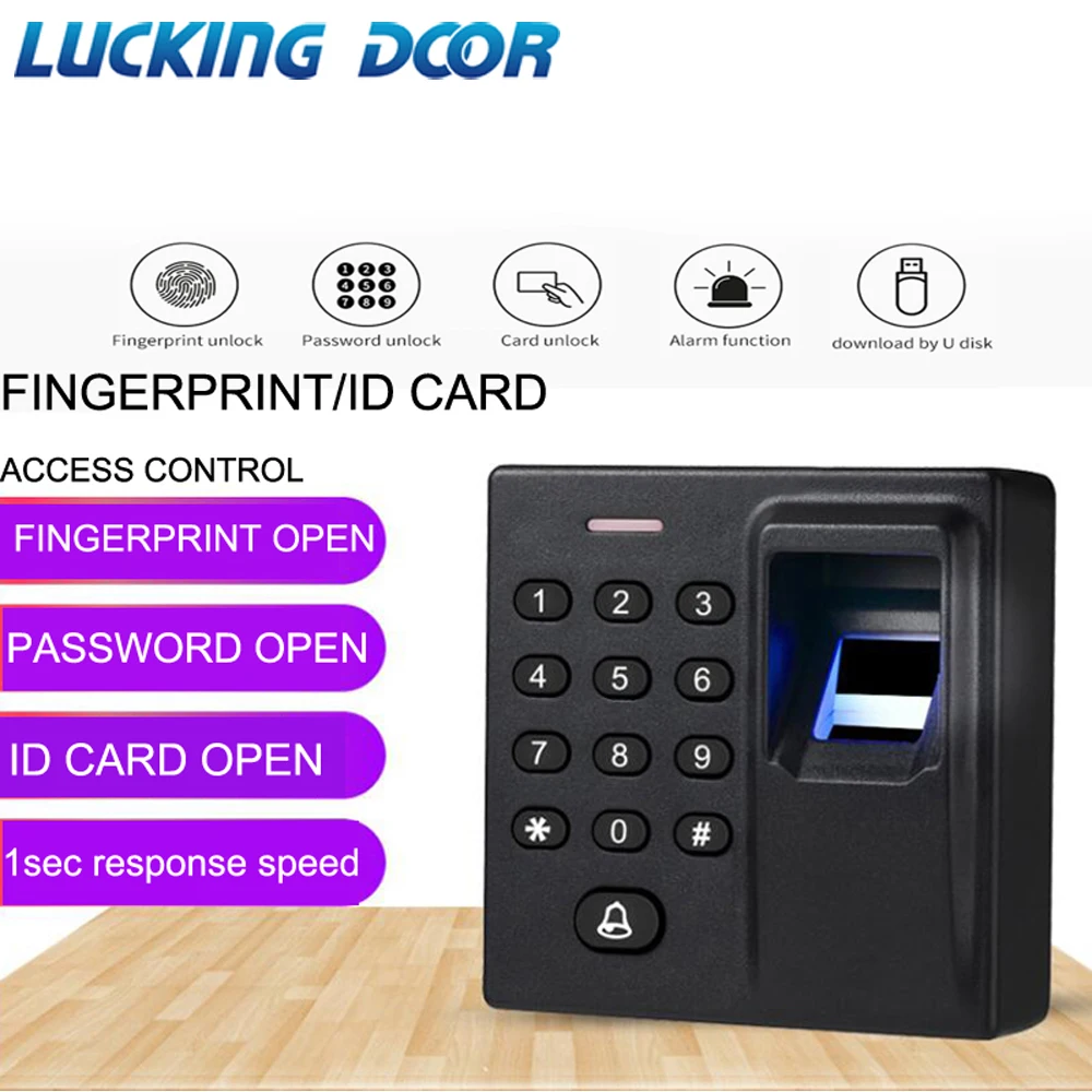 Mini-Biometric-Fingerprint-Access-Control-Standalone-Door-Controller ...