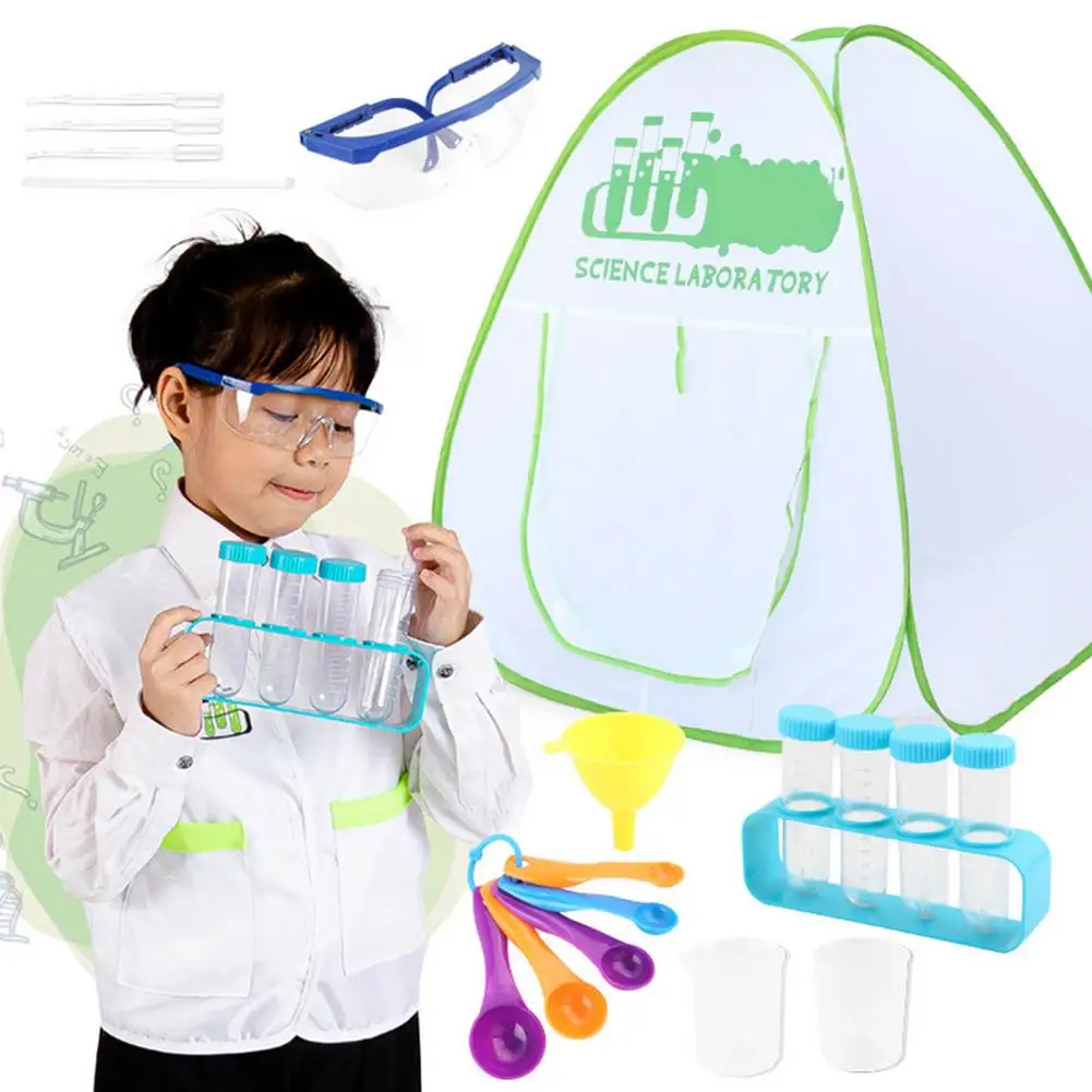 Kids Science Lab Kit Pretend Play Science Experiment Toys Kit Games ...