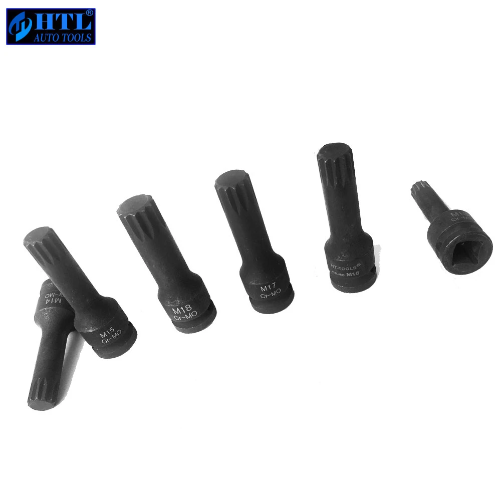 (1pc) 1/2" Dr.impact Spline Bit Socket Set M13 M14 M15 M16 M18 78mm ...
