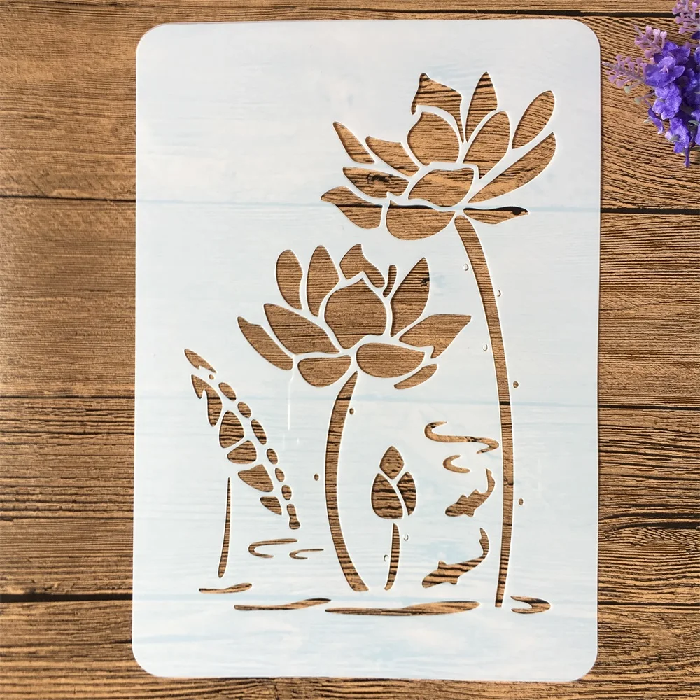 Lotus Flower Stencils