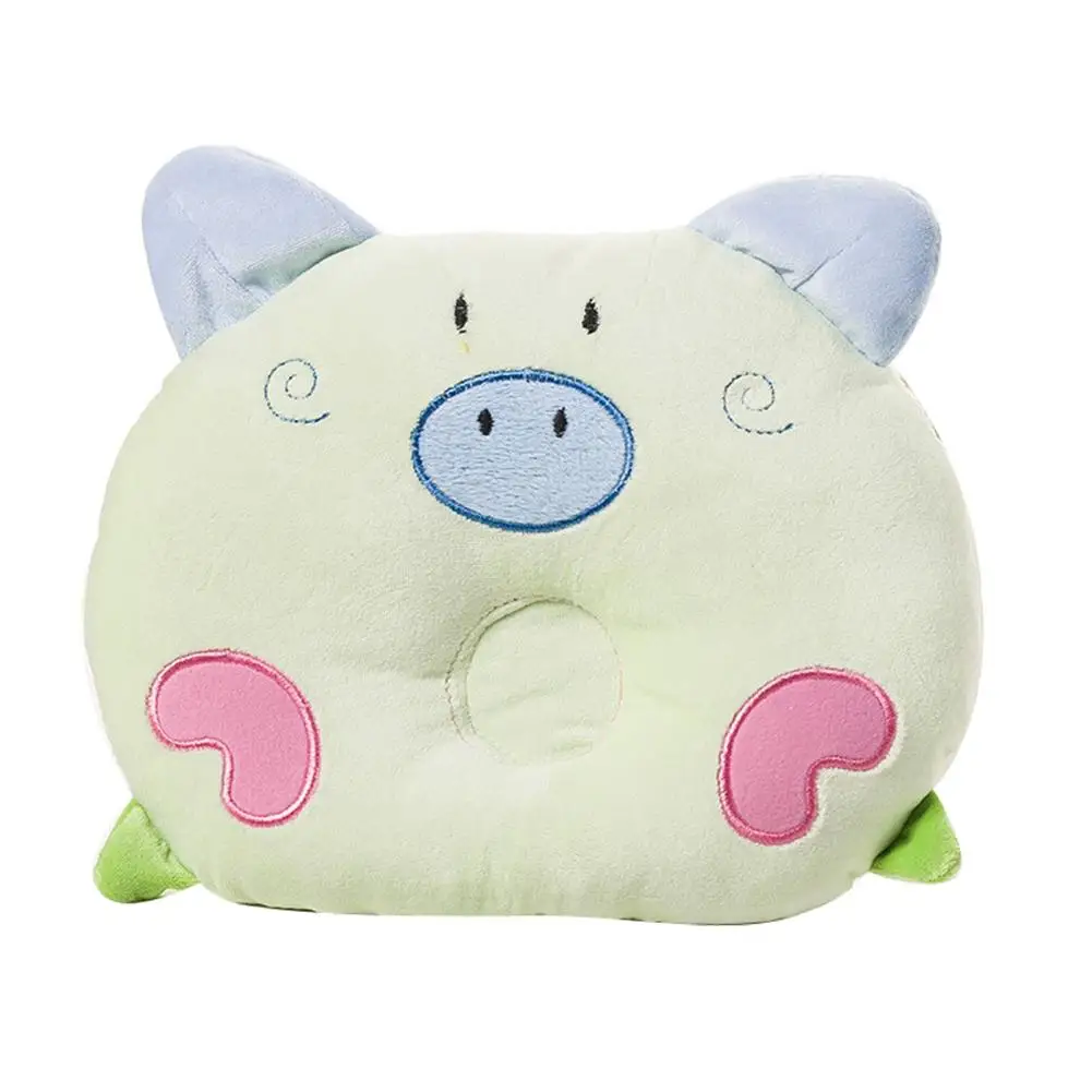 Newborn Baby Positioning Pillow Pig Pattern Velvet Infant Pillow Flat ...