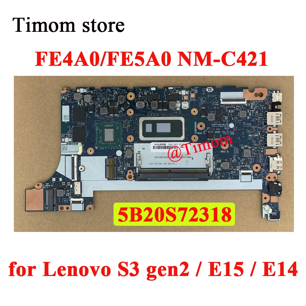 FRU 5B20S72318 FE4A0/FE5A0 NM-C421 RD RX640 WIN i5-10210U Notebook ...