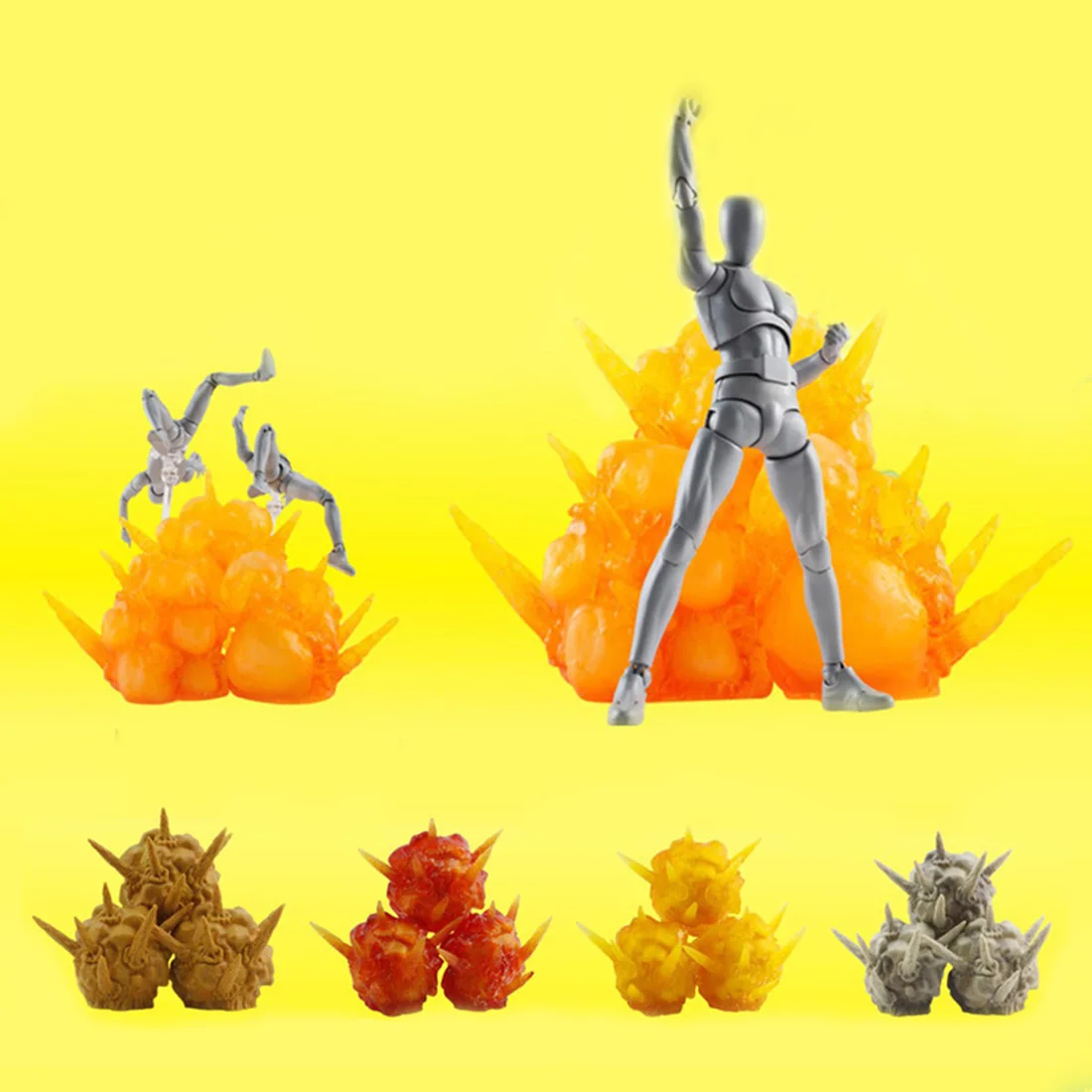 3PCS-Smoke-Scene-Model-Explosive-Effect-Solid-Decoration-For-Model-De ...