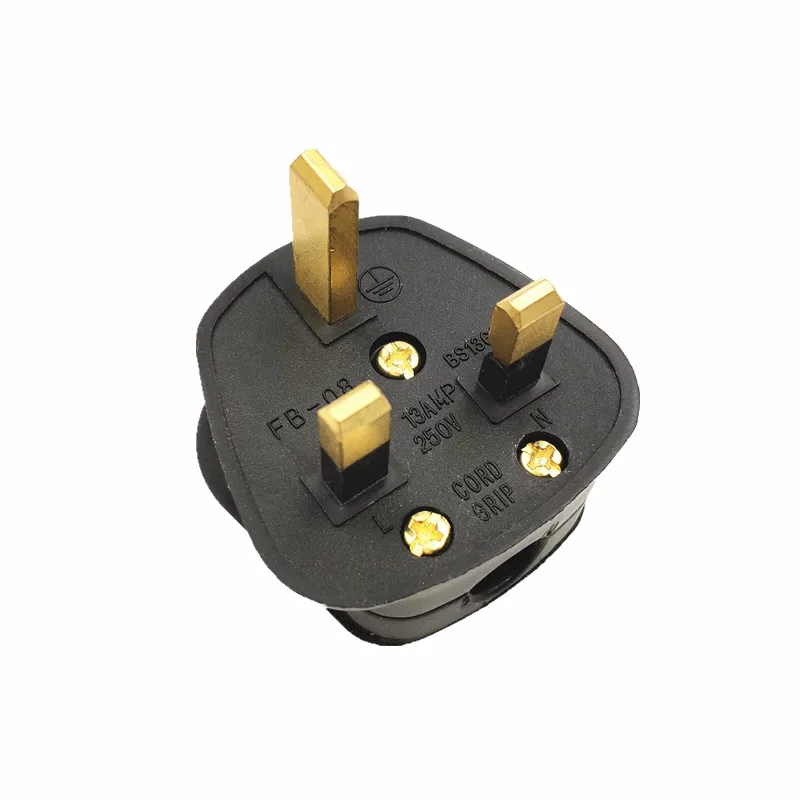 3-Pin-Socket-UK-Plug-Connector-Cord-Adapter-13A-13-AMP-Electrical-Plug ...