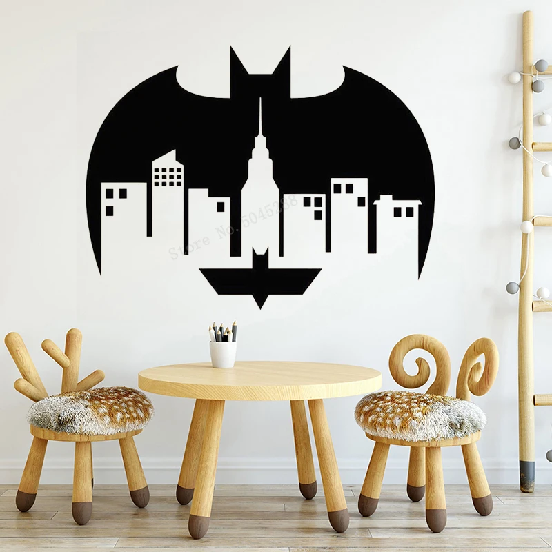 Gotham City Skyline Silhouette