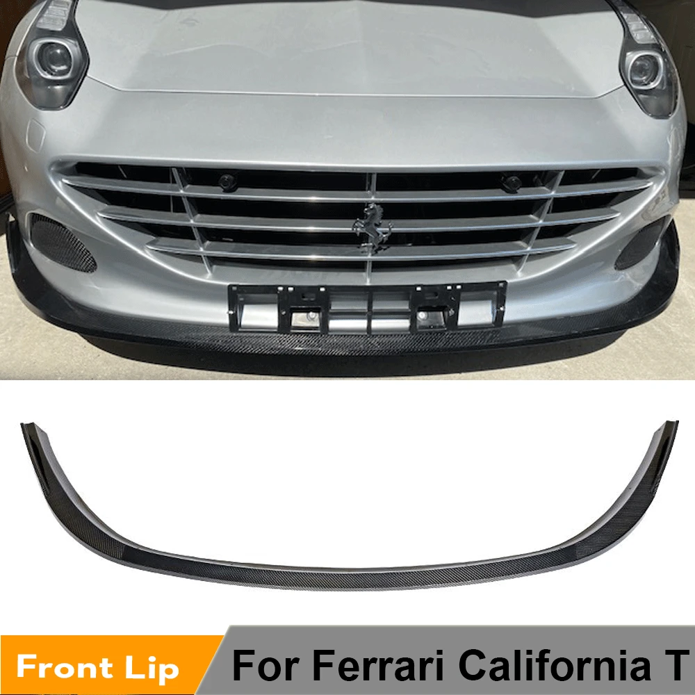 Front Bumper Lip Spoiler Splitters For Ferrari California T 2015 - 2018 ...