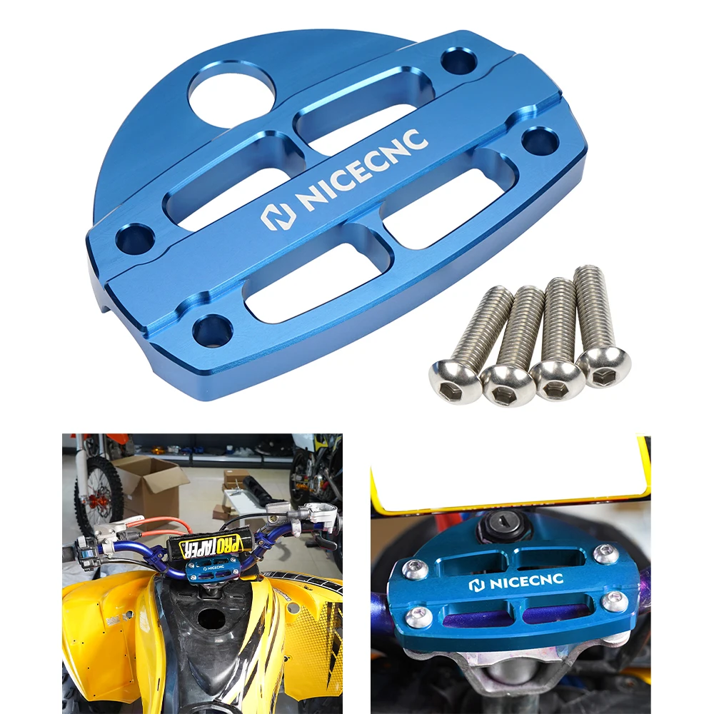 NICECNC-ATV-Handlebar-Handle-Bar-Bracket-Clamp-with-Key-Guard-For ...