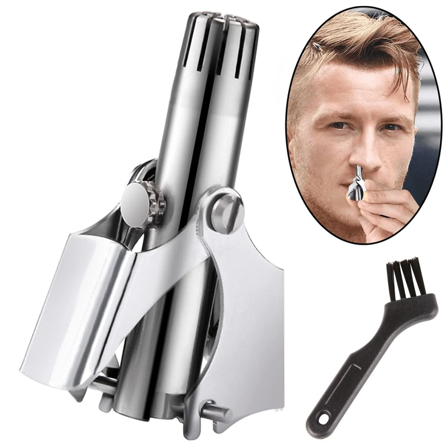 Nose-Trimmer-for-Men-Stainless-Steel-Manual-Trimmer-for-Nose-Razor ...
