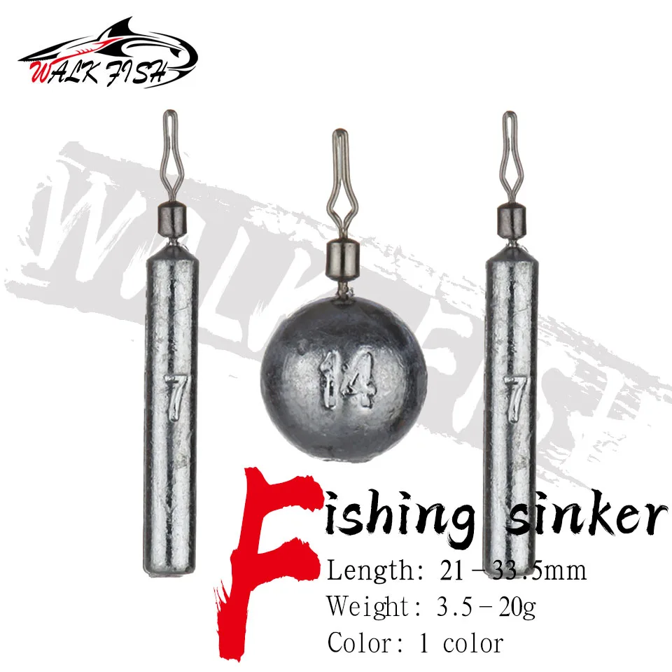 WALK-FISH-5PCS-Lot-3-5g-5g-7g-10g-14g-20g-Fishing-Sinker-Fishing ...