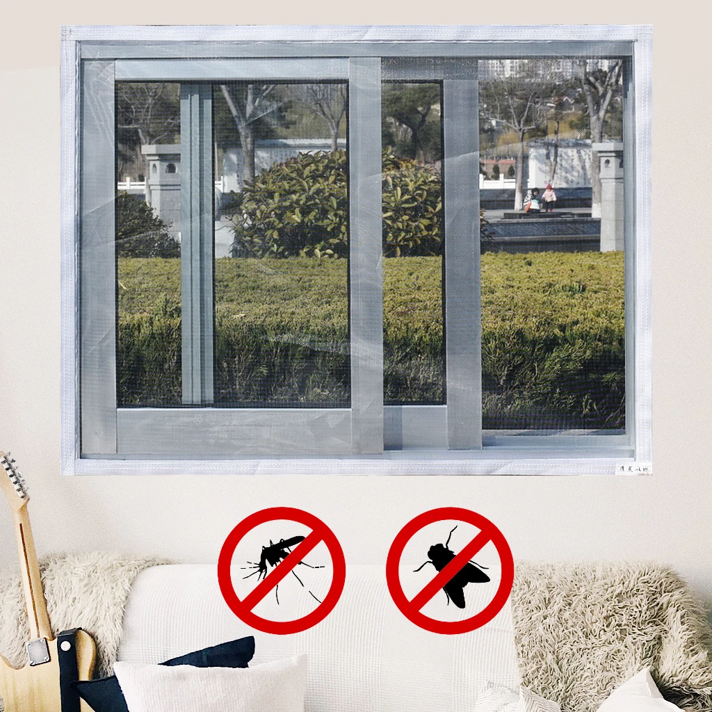 Nets For Windows Door Self-adhesive Invisible Screens Screens Net Diy ...