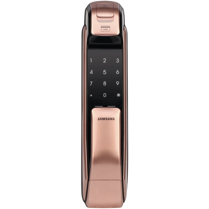 SAMSUNG SHP DP728 Keyless BlueTooth Fingerprint PUSH PULL Two Way Digital Door Lock English ...