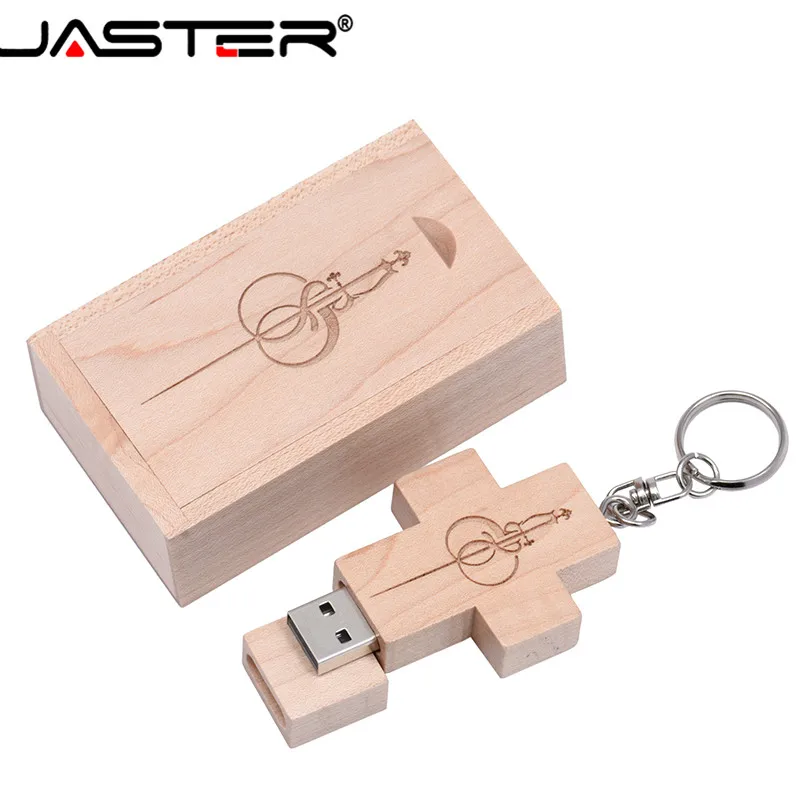 JASTER-free-logo-creative-wooden-cross-Christian-usb-2-0-flash-drive ...